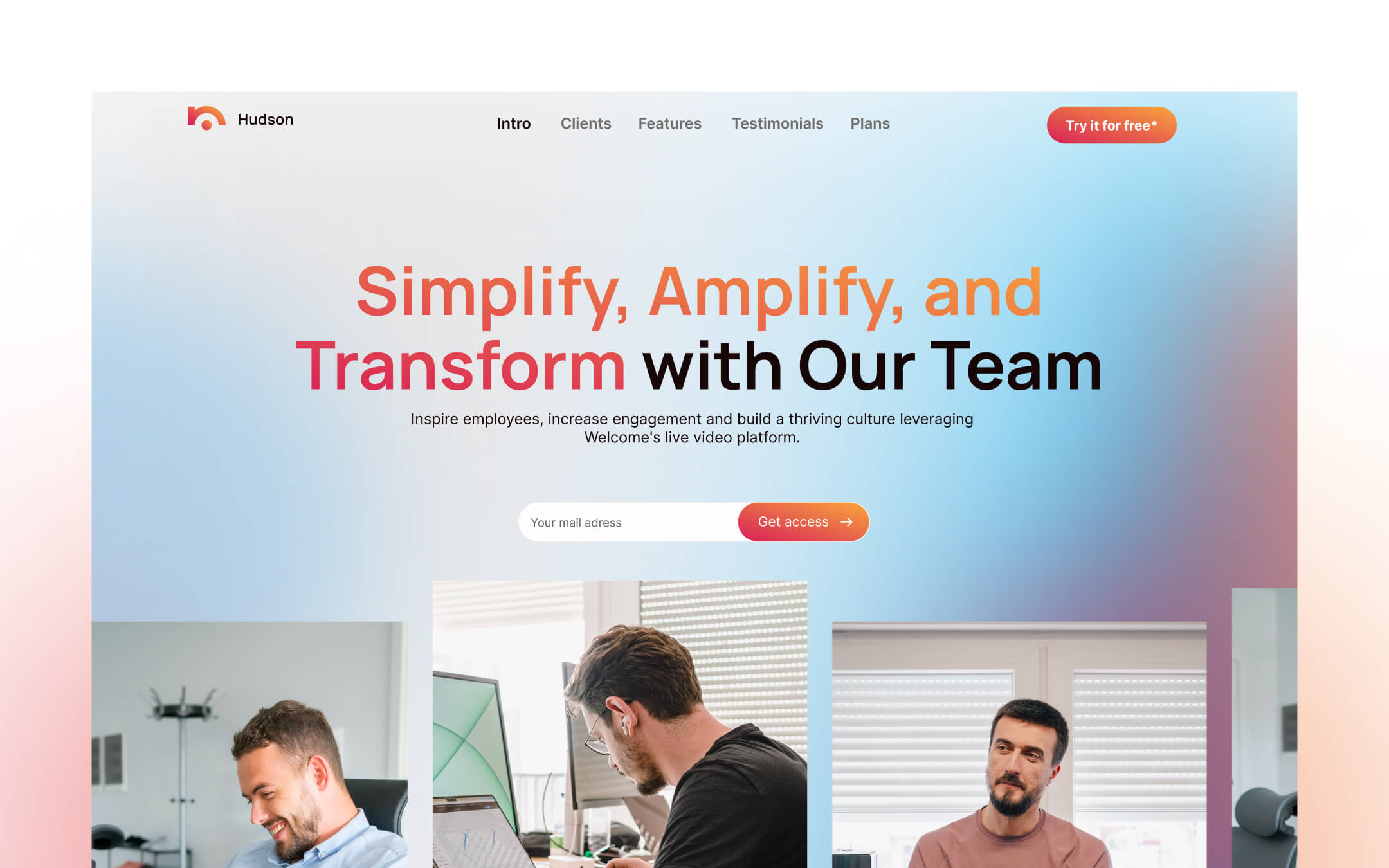 Hudson - SaaS Webflow Template | Wedoflow